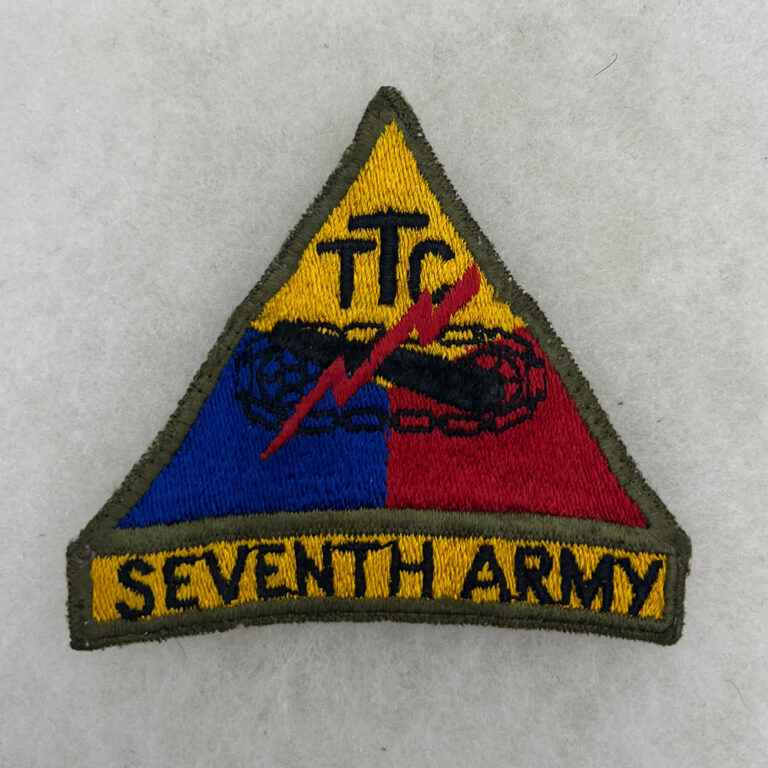 US Army 1950s 7th Army Tank Training Center Patch German Made Rare ...