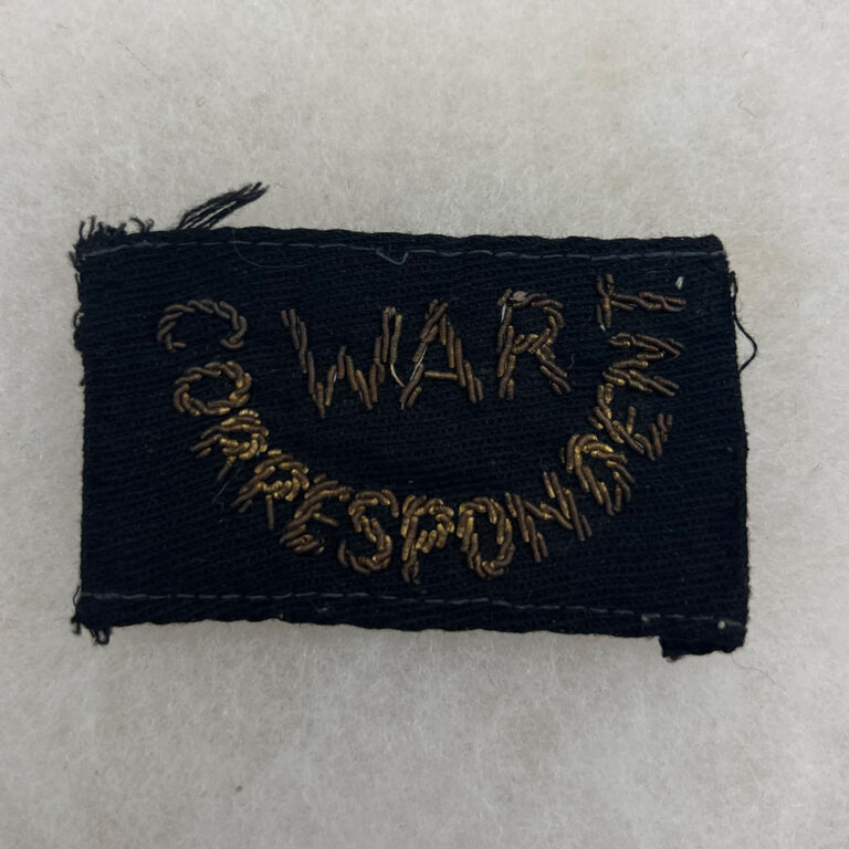WW2 US Army War Correspondent Patch Theater Made Bullion – Fitzkee ...