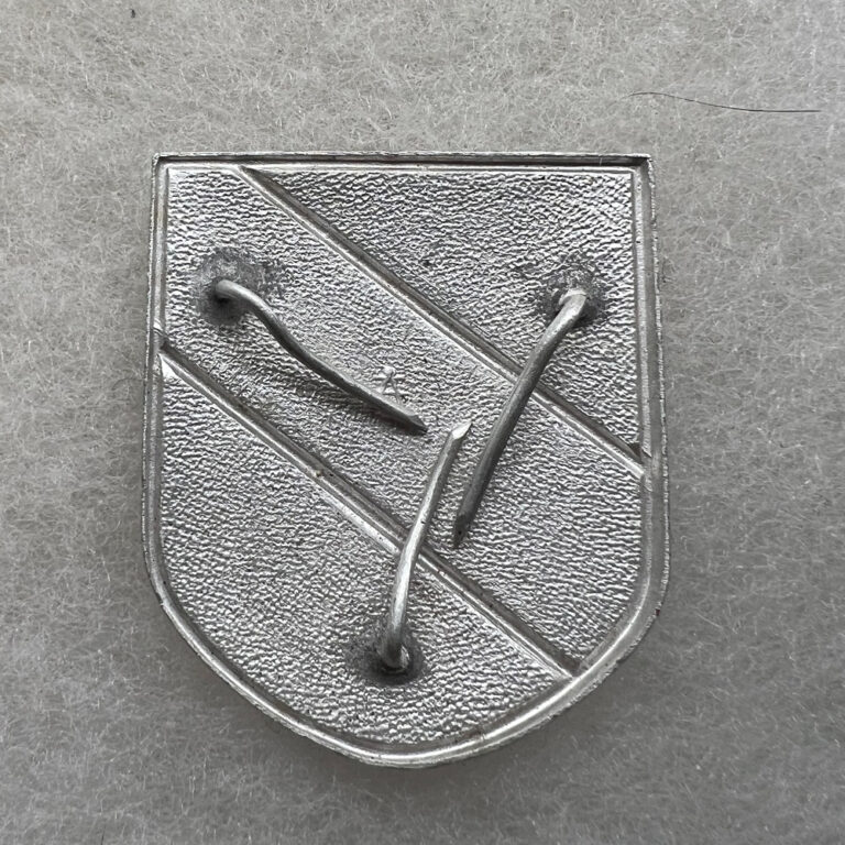 WW2 German Army Tri-Color Pith Helmet Shield – Fitzkee Militaria ...