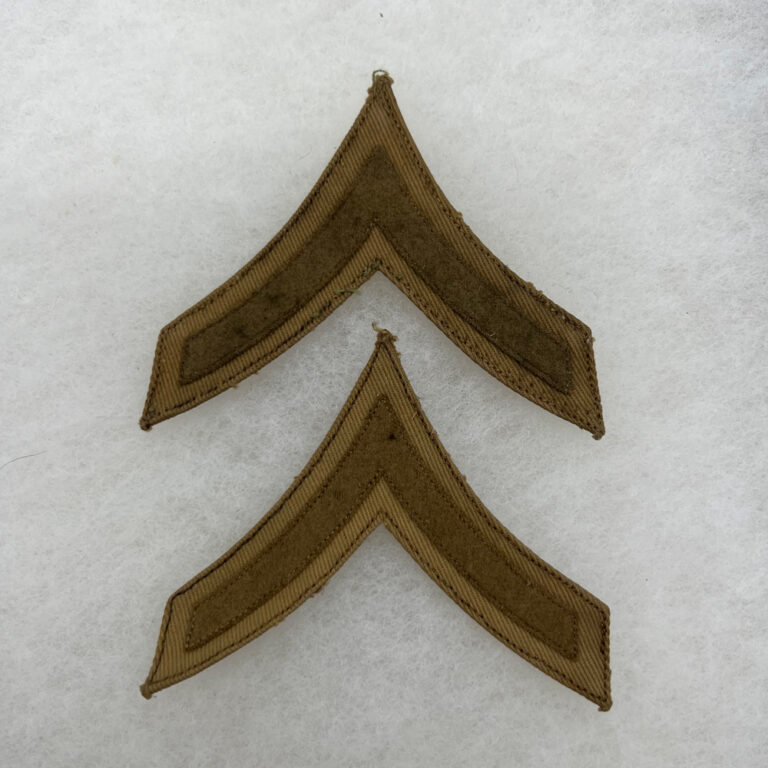 WW1 US Army Private Chevron Set – Fitzkee Militaria Collectibles