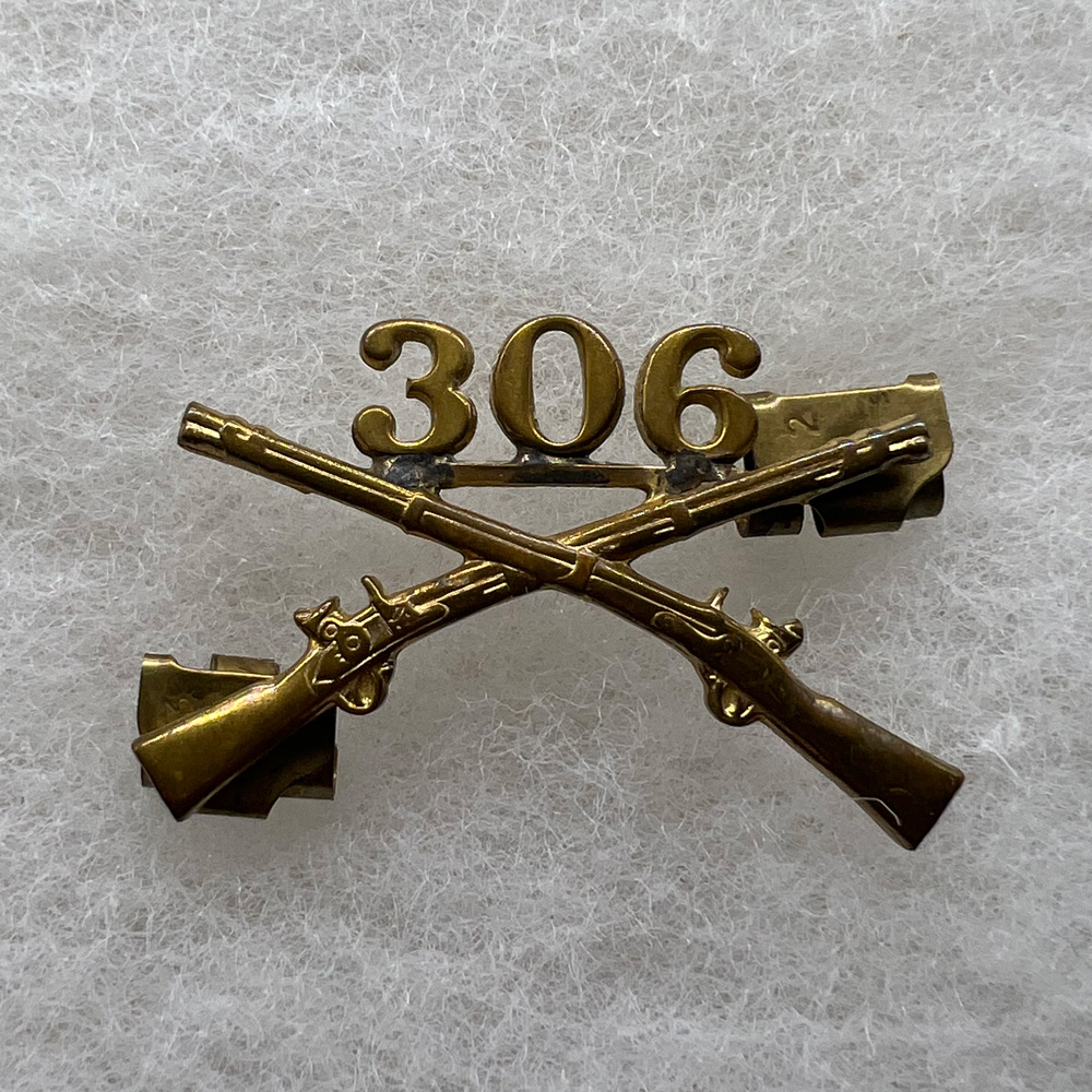 WW2 US Army 306th Infantry Regiment 77th Division Officer Collar ...