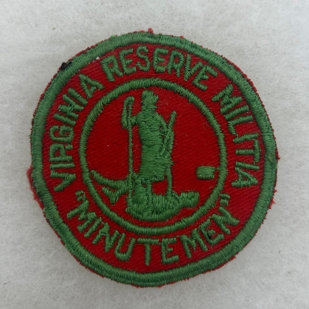 WW2 Virginia Reserve Militia Minute Men Patch Twill Rare – Fitzkee ...