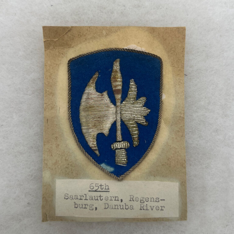 WW2 US Army 65th Infantry Division Patch German Made Bullion – Fitzkee ...