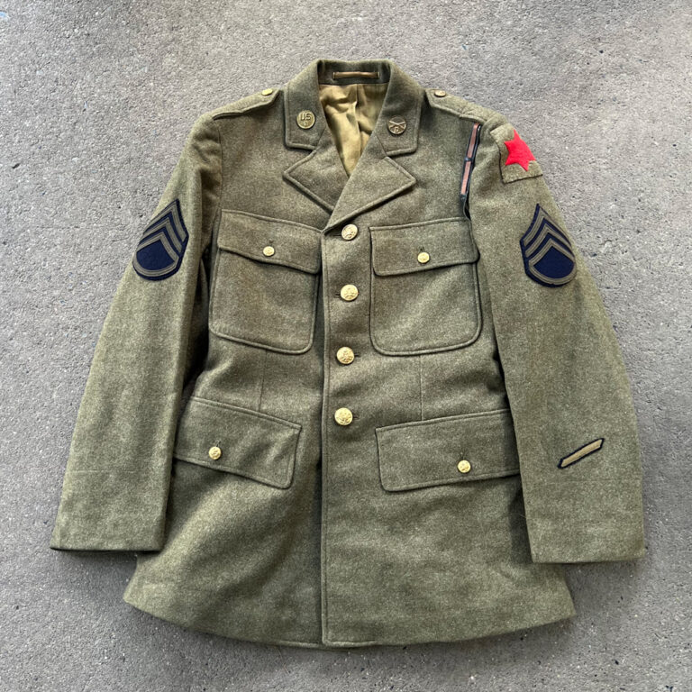 1930s US Army 6th Infantry Division Enlisted Wool Staff Sergeant ...