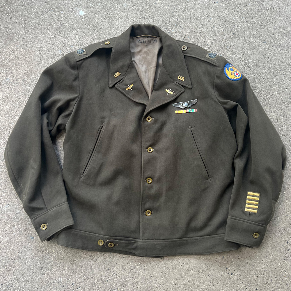 WW2 US 8th Army Air Force Major’s ETO Jacket Uniform OD Observer ...