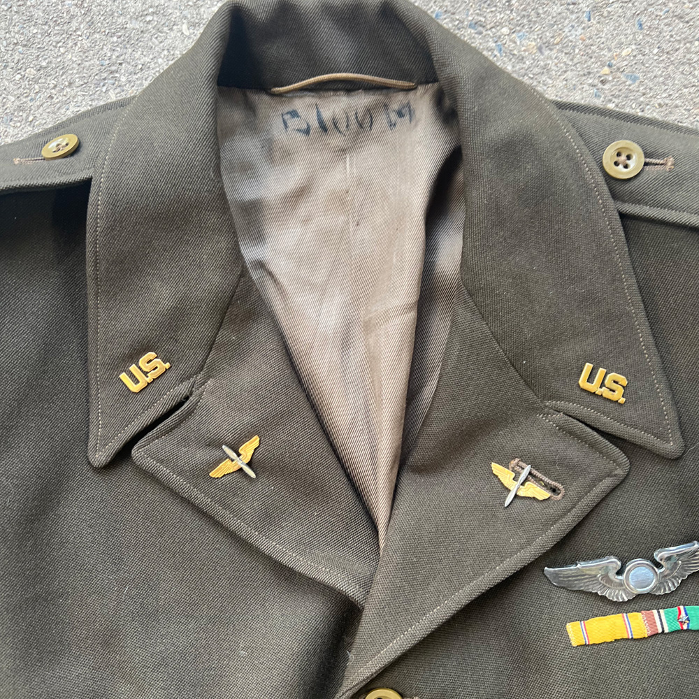 WW2 US 8th Army Air Force Major’s ETO Jacket Uniform OD Observer ...