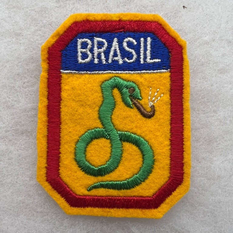 WW2 Brazilian Expeditionary Forces Patch Felt Rare – Fitzkee Militaria ...