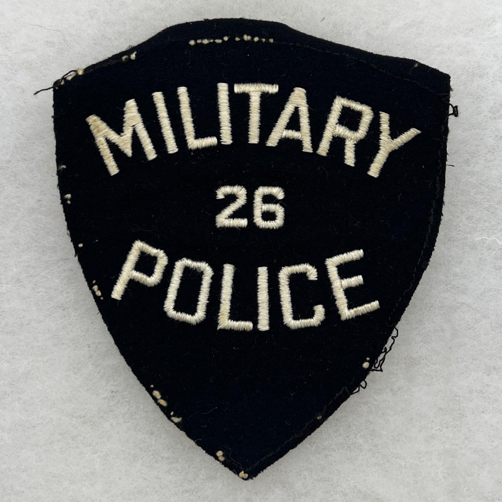 WW2 US Army 26th Infantry Division Military Police Patch Felt Rare ...