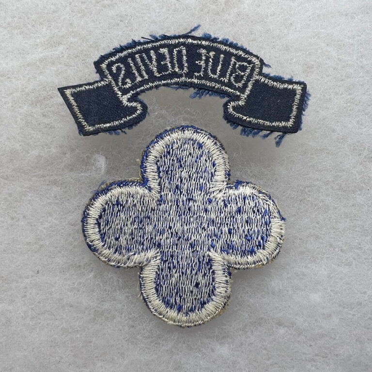 WW2 US Army 88th Infantry Division Blue Devils Patch / Scroll Set ...