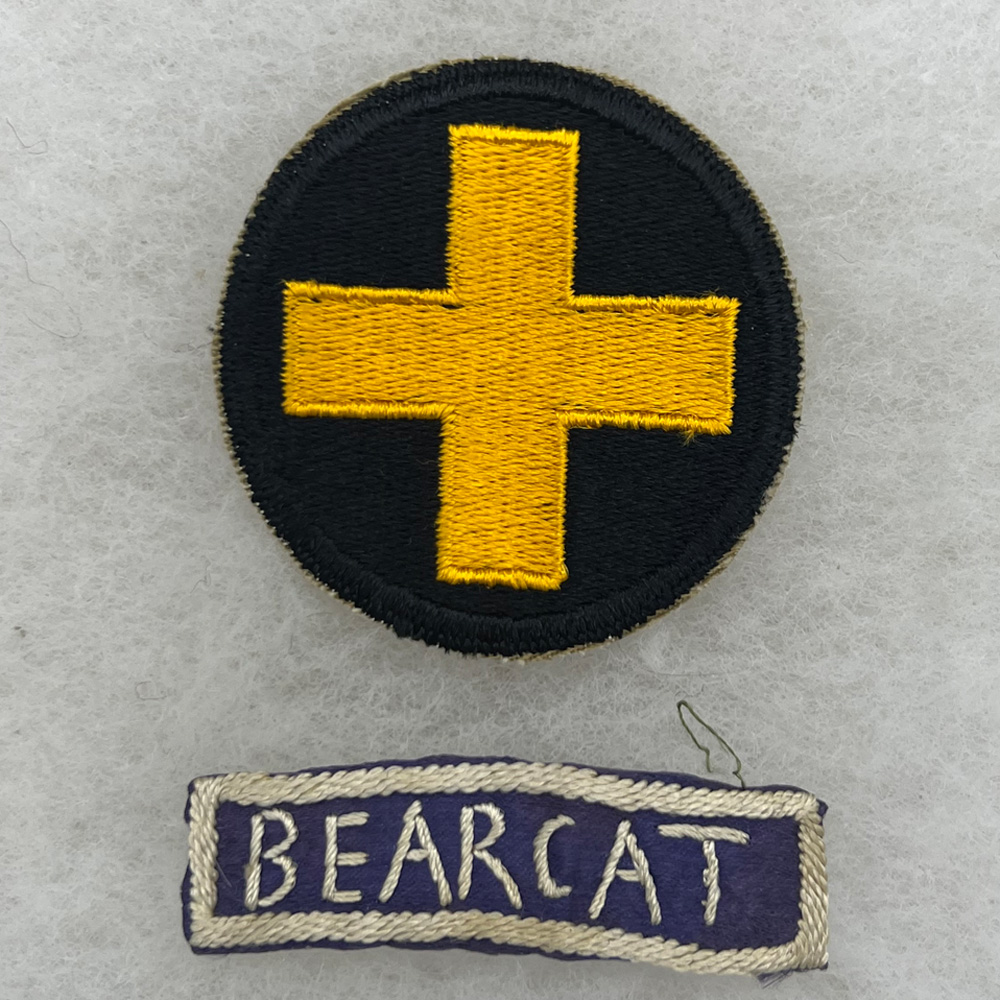 US Army 136th Infantry Regiment 33rd Division Bearcat Tab Japanese Made ...