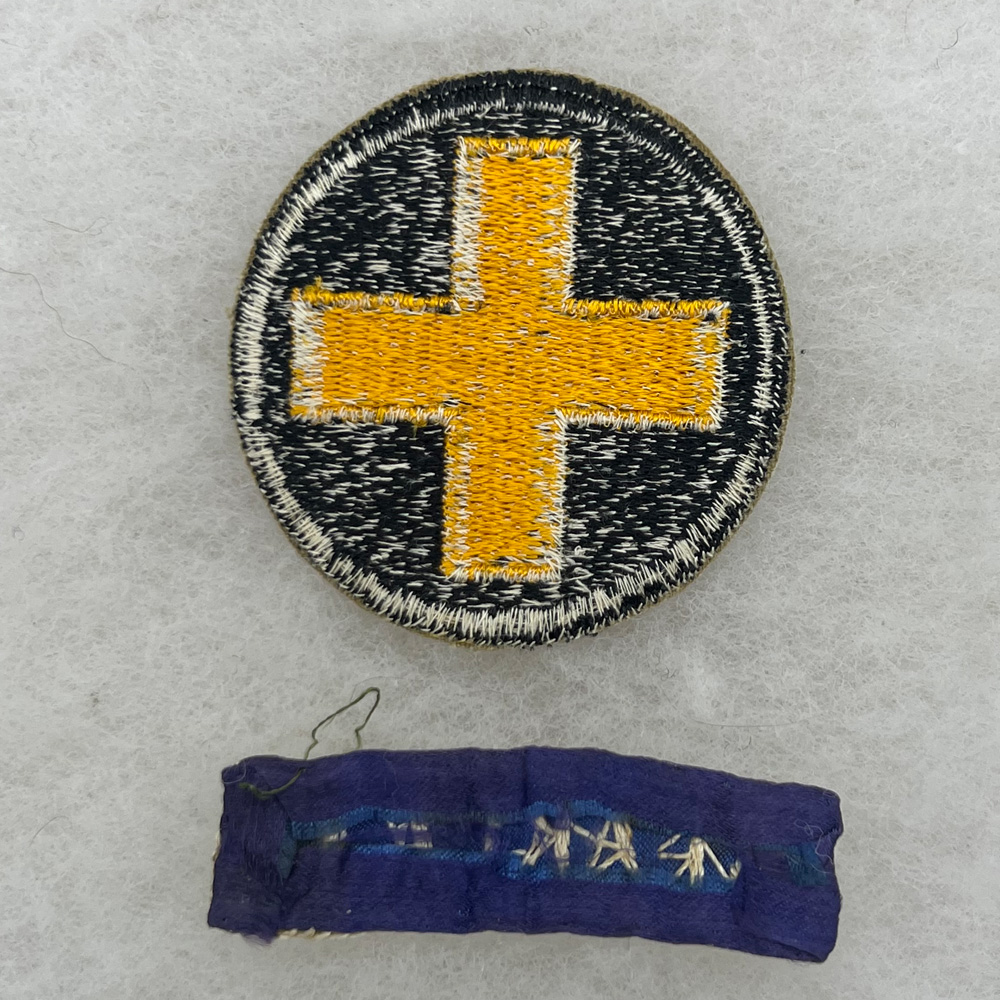 US Army 136th Infantry Regiment 33rd Division Bearcat Tab Japanese Made ...