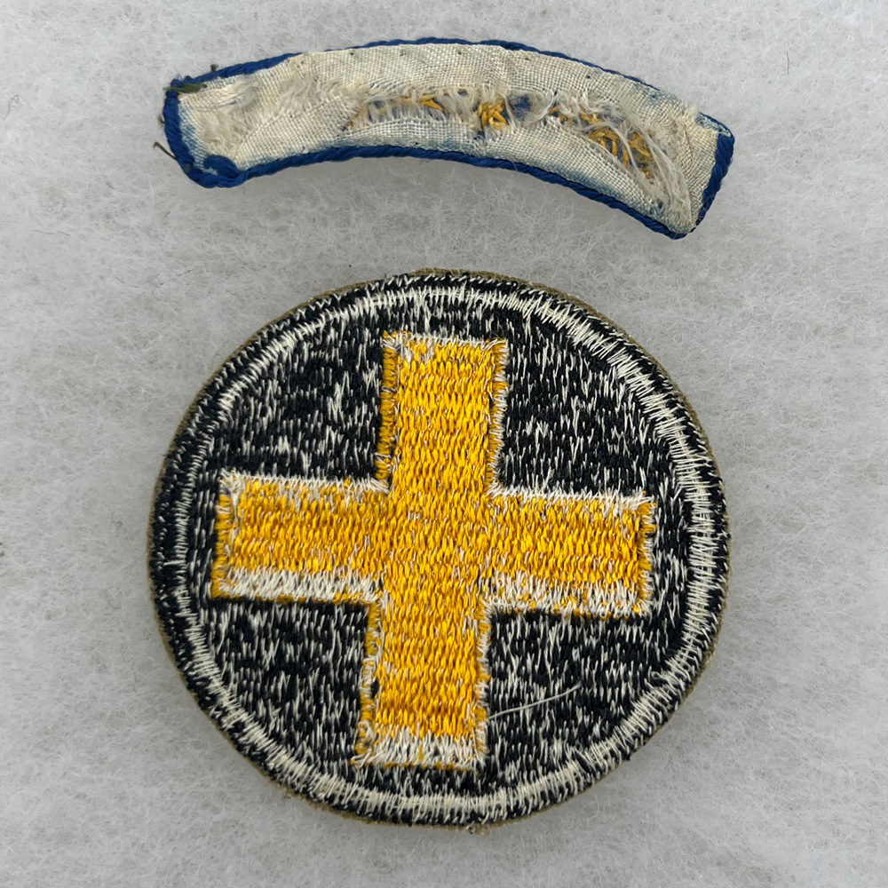 US Army 136th Regiment 33rd Division Tab Japanese Made With Patch ...
