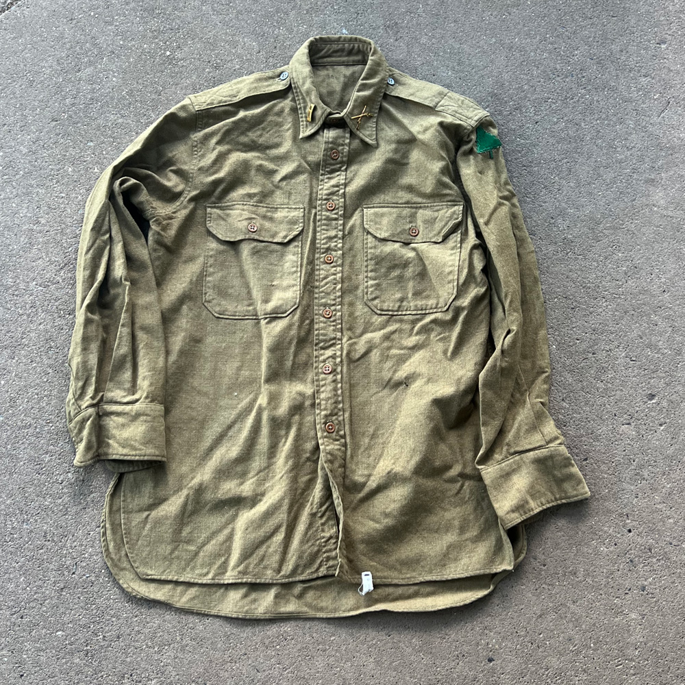 WW2 US Army 361st Infantry Regiment 91st Division Lieutenant Uniform ...