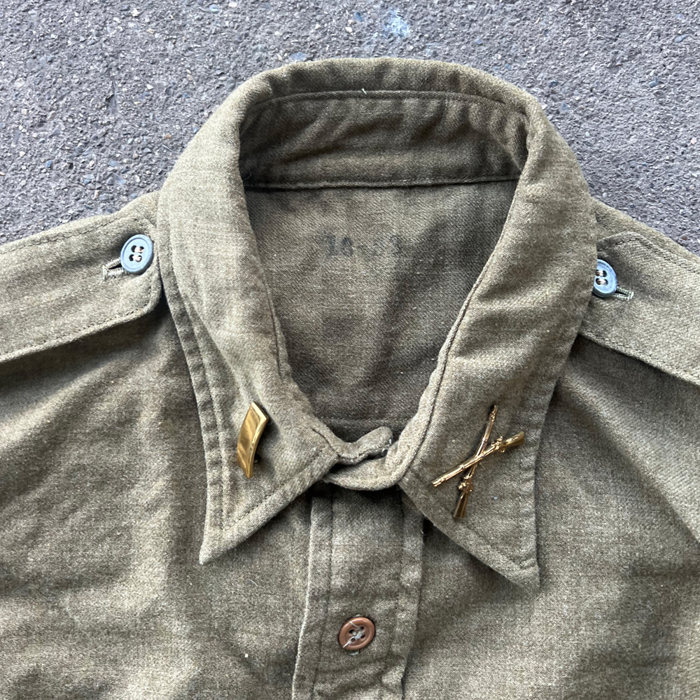 WW2 US Army 361st Infantry Regiment 91st Division Lieutenant Uniform ...