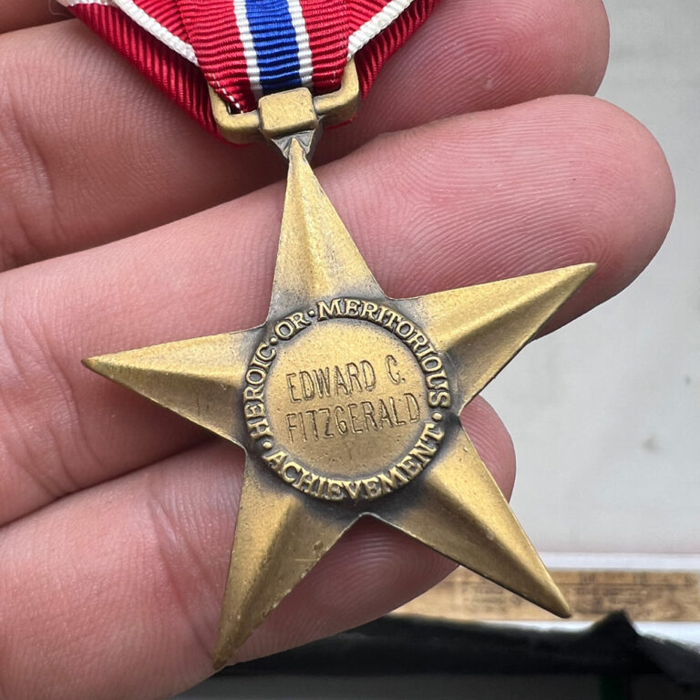 WW2 / 50s US Army 25th Infantry Division Officer’s Engraved Bronze Star ...
