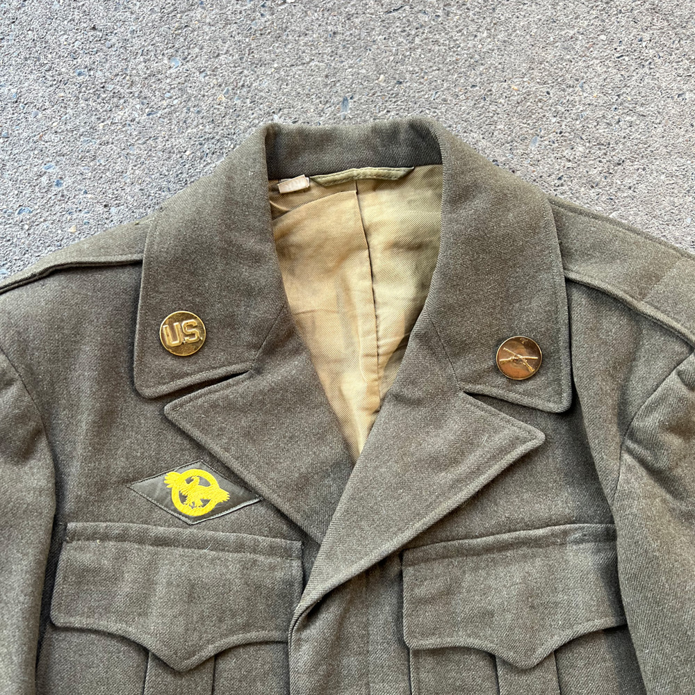 WW2 US Army 91st Infantry Division Ike Jacket Italian Made Patch ...