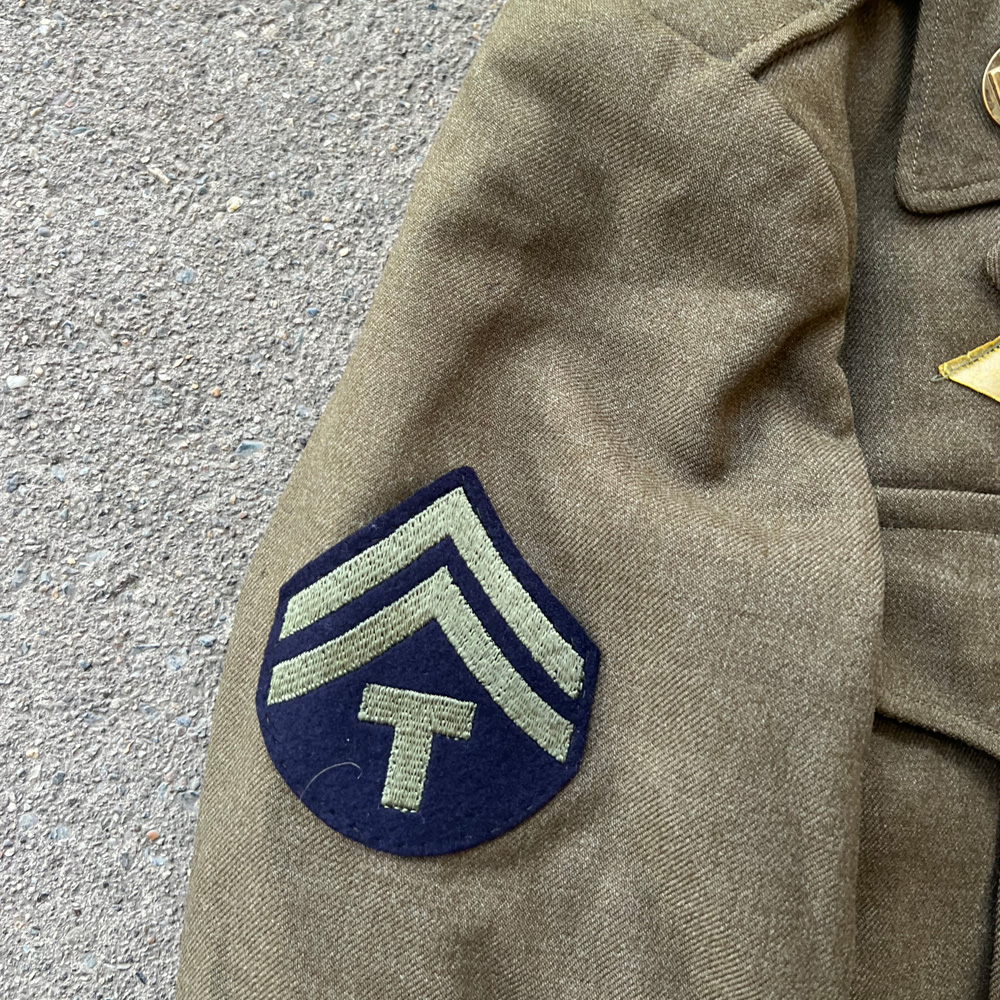 WW2 US Army ETO Official Photographers Ike Jacket English Made Tab ...