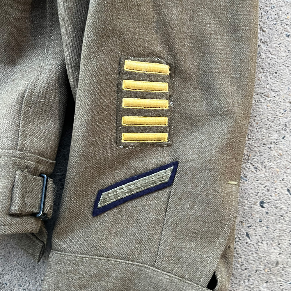 WW2 US Army ETO Official Photographers Ike Jacket English Made Tab ...