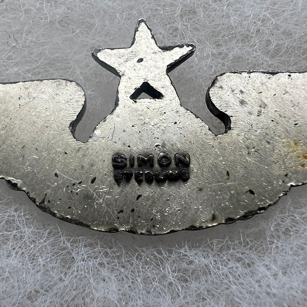 USAF Air Crew Wing Simon Sterling 2 Inch – Fitzkee Militaria Collectibles