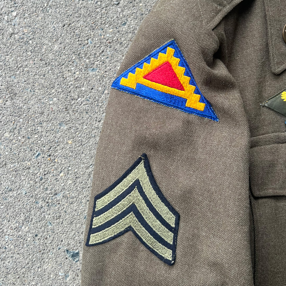 WW2 US Army 66th Infantry Division Ike Jacket ID’d Soldier’s Medal ...