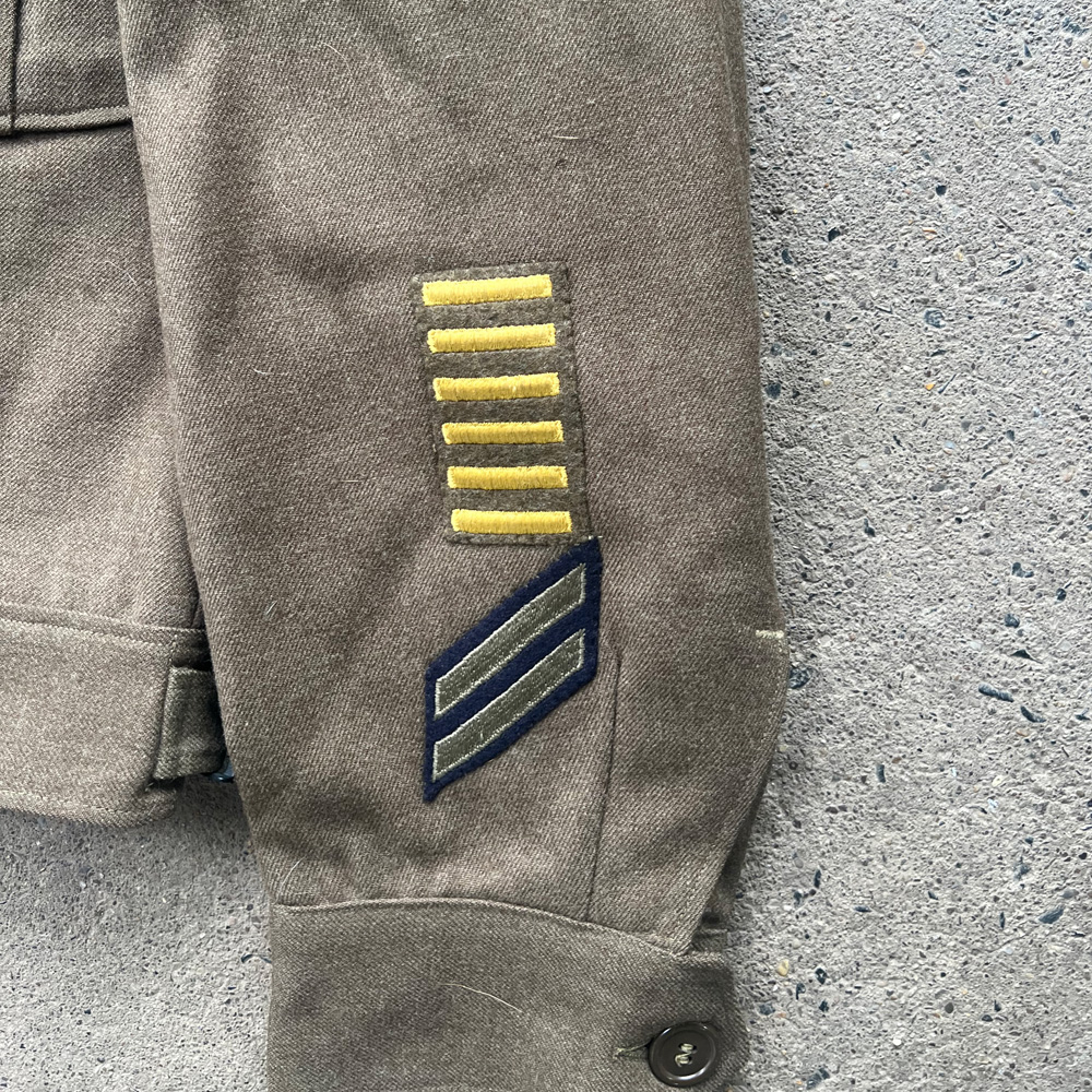 WW2 US Army 66th Infantry Division Ike Jacket ID’d Soldier’s Medal ...