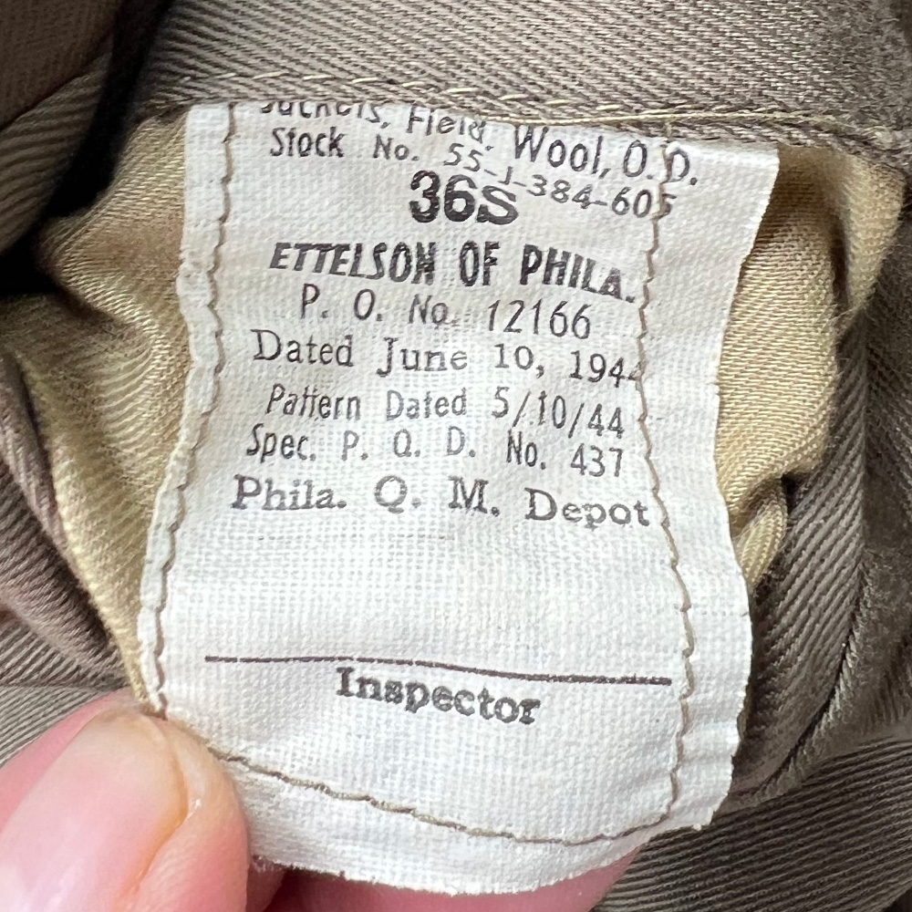 WW2 US Army 66th Infantry Division Ike Jacket ID’d Soldier’s Medal ...