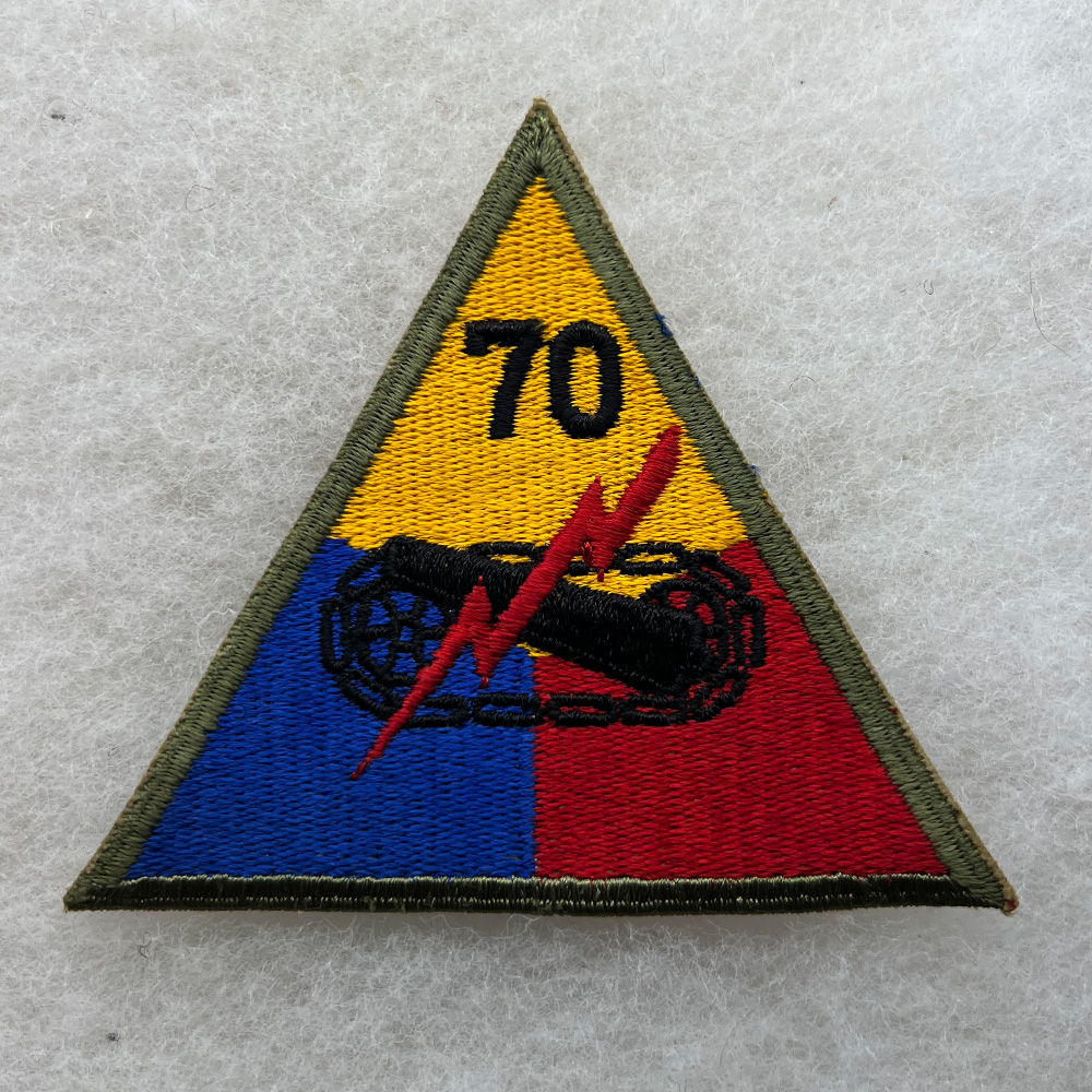 WW2 US Army 70th Tank Battalion Armored Triangle Patch – Fitzkee ...