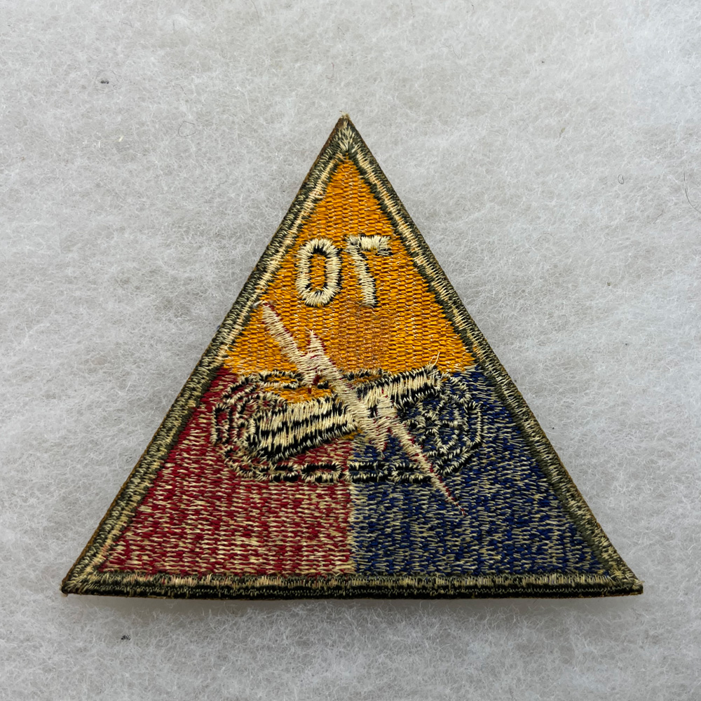 WW2 US Army 70th Tank Battalion Armored Triangle Patch – Fitzkee ...