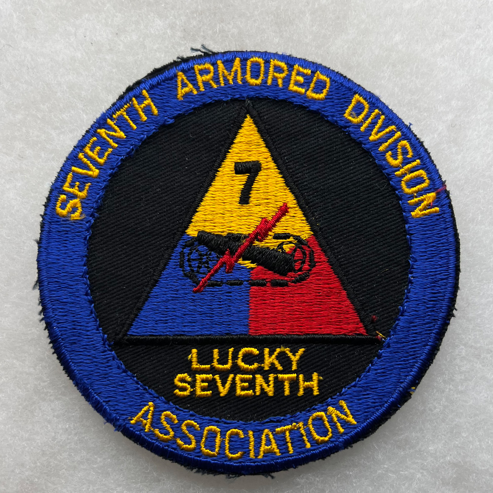 US Army 7th Armored Division Association Patch – Fitzkee Militaria ...
