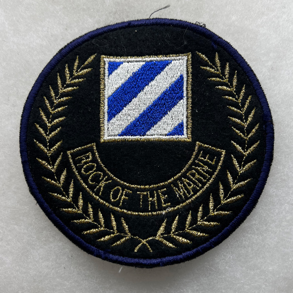 US Army 3rd Infantry Division Rock Of The Marne Patch Felt German Made ...
