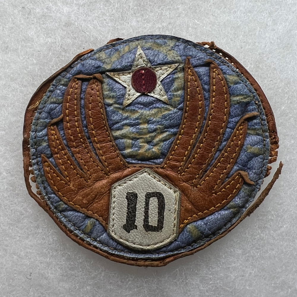 WW2 US 10th Army Air Force Patch Leather Indian Made – Fitzkee ...