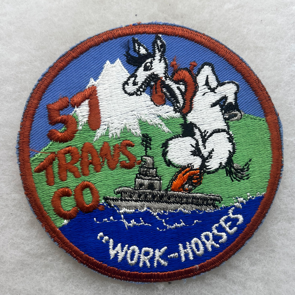US Army 57th Transportation Company Pocket Patch – Fitzkee Militaria ...