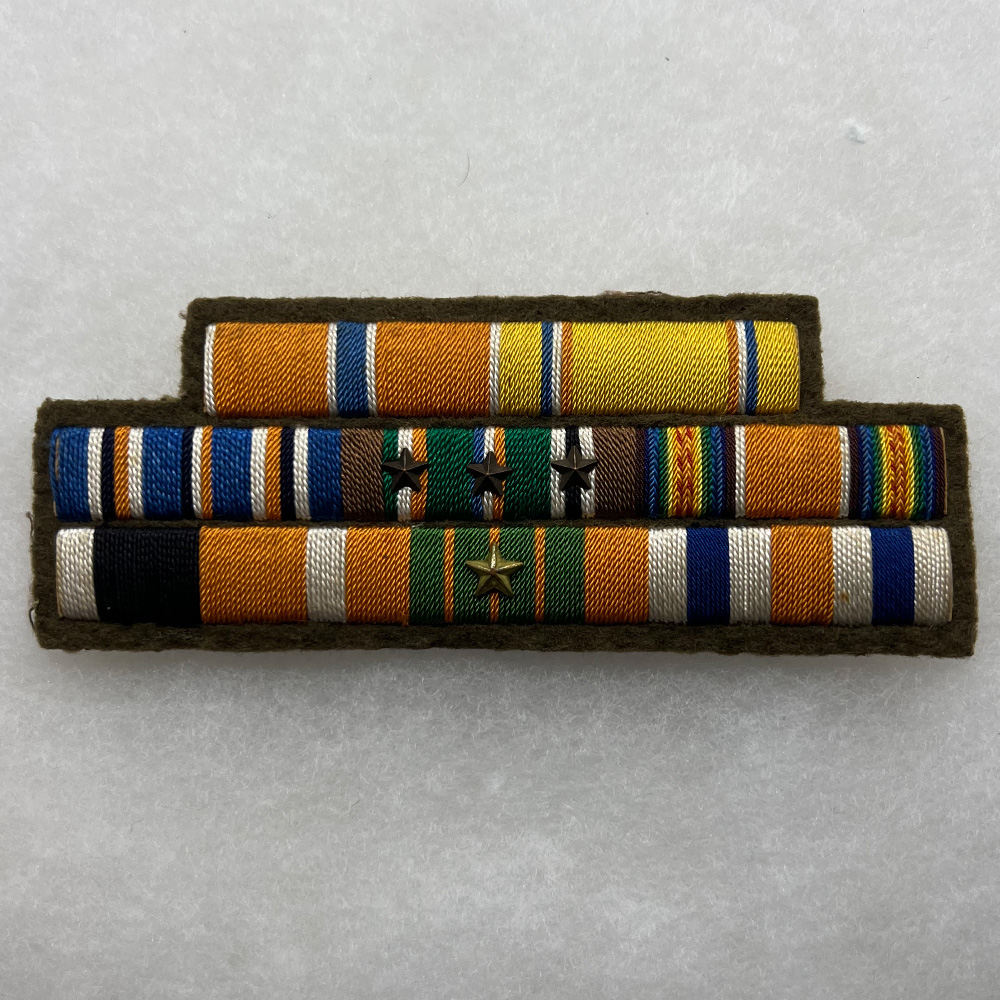 WW2 US Army ETO Ribbon Bar Rack German Made Foreign Awards – Fitzkee ...