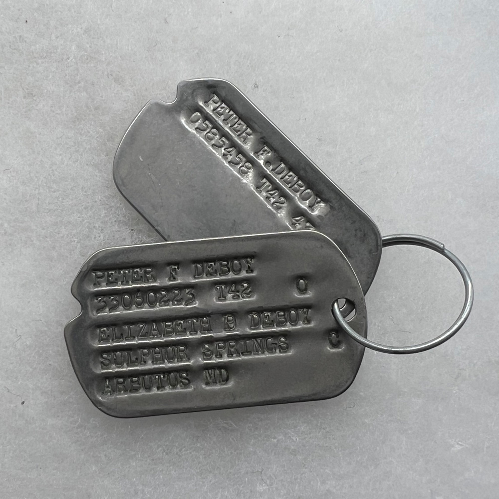 WW2 US Army Air Force 91st Bomb Group “Jack The Ripper Crew” Dog Tag ...