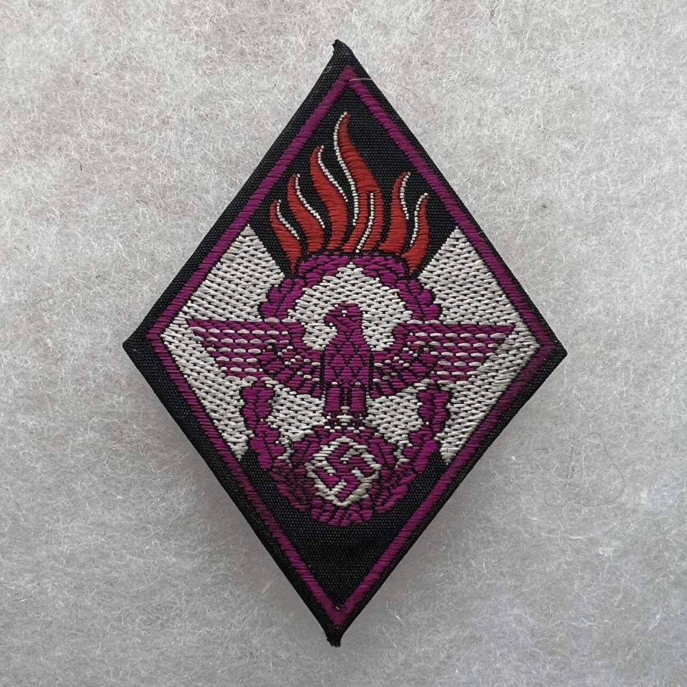 WW2 German Hitler Youth Fire Defense Sleeve Badge Cloth – Fitzkee ...