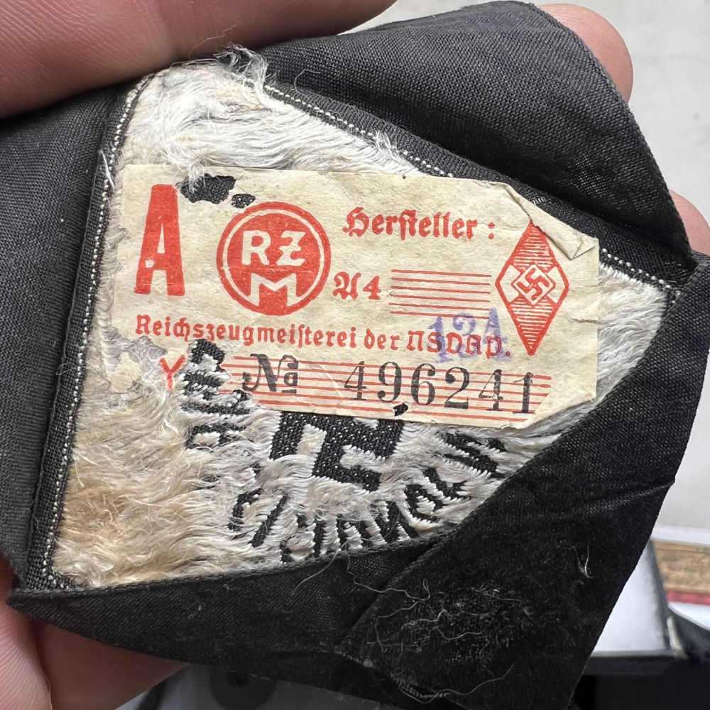 WW2 German Hitler Youth Proficiency Badge Silver Cloth With RZM Tag ...