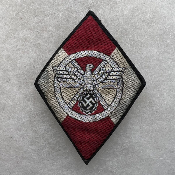 WW2 German HJ / NSKK Driver’s Sleeve Diamond – Fitzkee Militaria ...